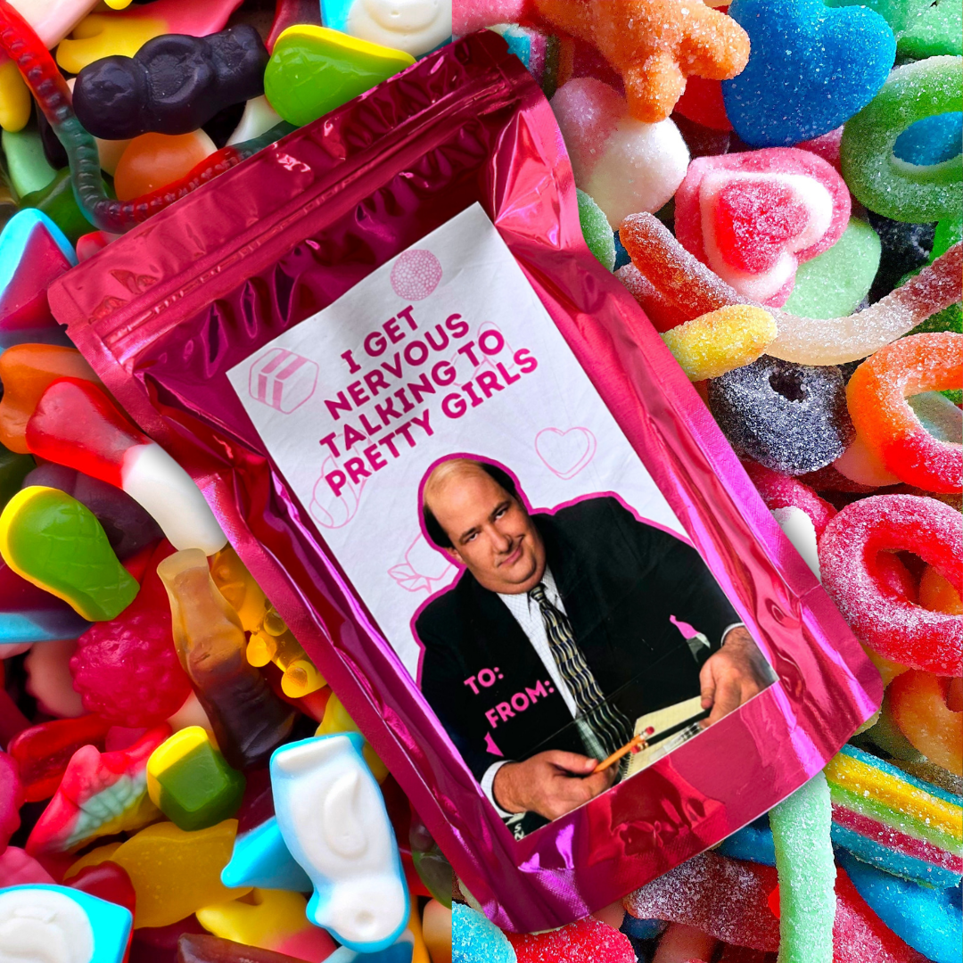 Kevin From The Office - Pick Up Line Lolly Bag | Pik n Mix Lollies NZ