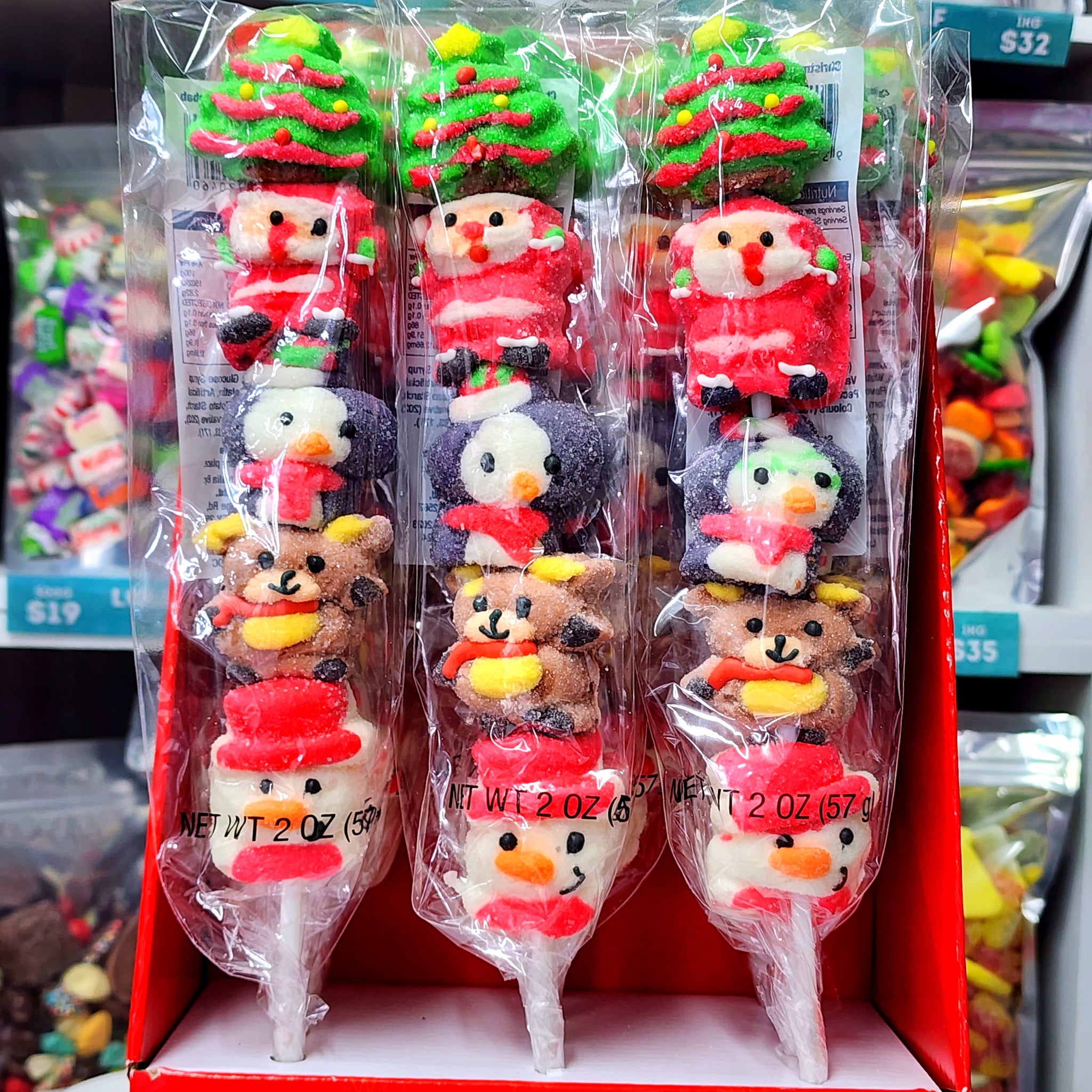 Christmas Mallow Kebabs | Pik n Mix Lollies NZ