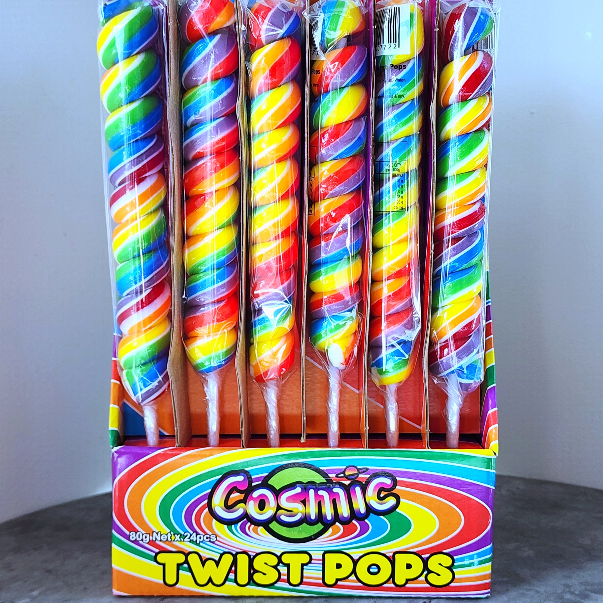 XL Rainbow Twist Pop | Pik n Mix Lollies NZ