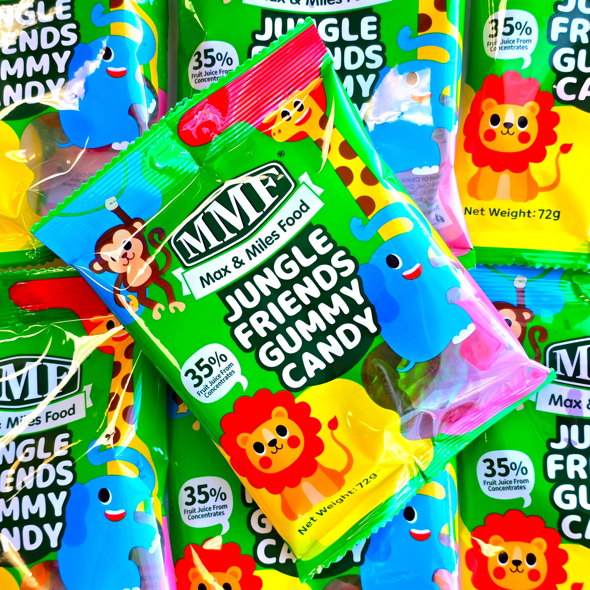Jungle Friends Gummy Candy Bag
