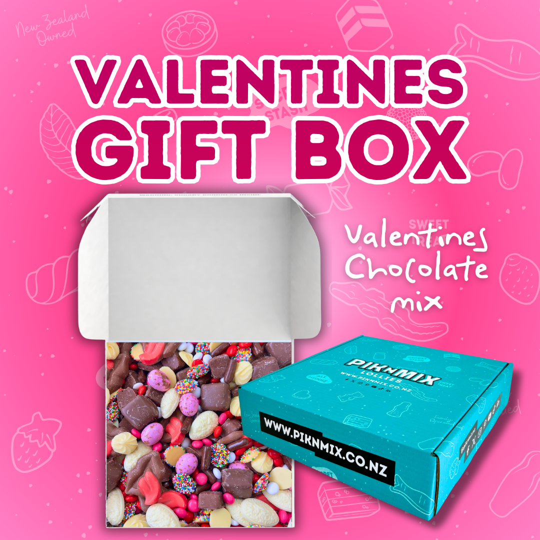 Chocolate Valentines Sweet Box | Pik n Mix Lollies NZ