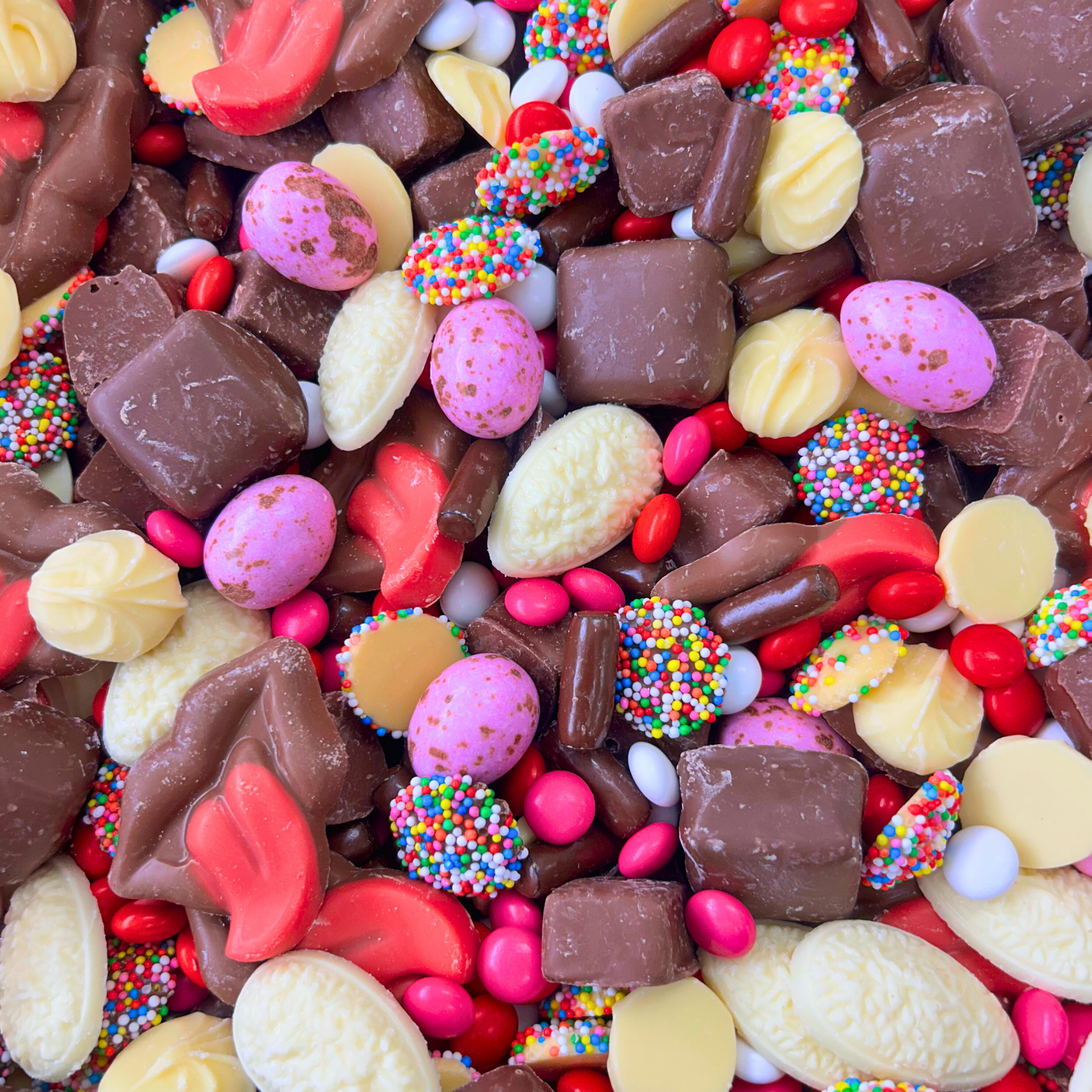Chocolate Valentines Sweet Box | Pik n Mix Lollies NZ