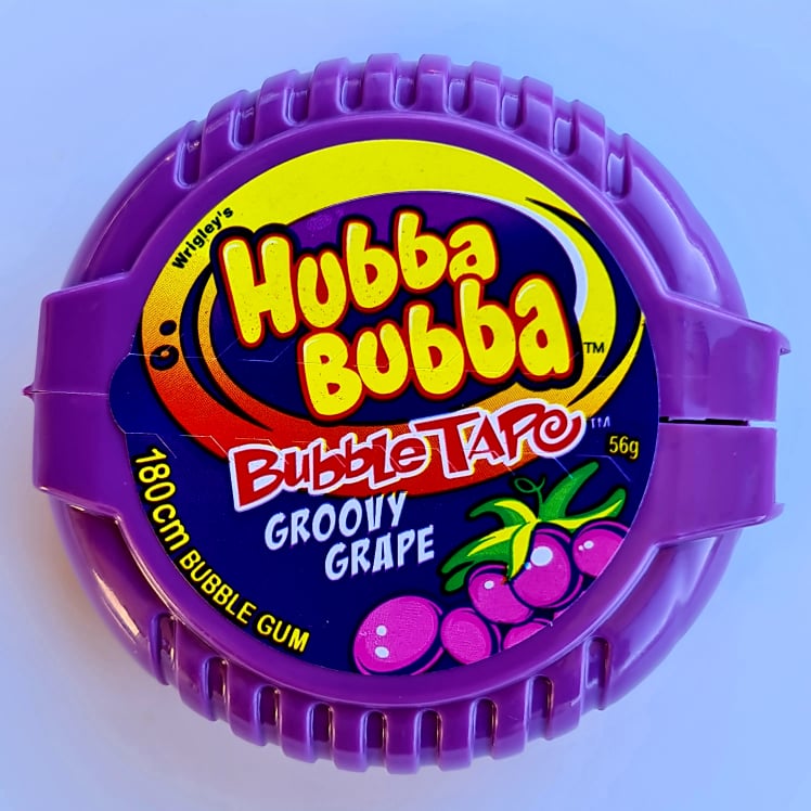 Hubba Bubba Bubble Tape - Groovy Grape | Pik n Mix Lollies NZ