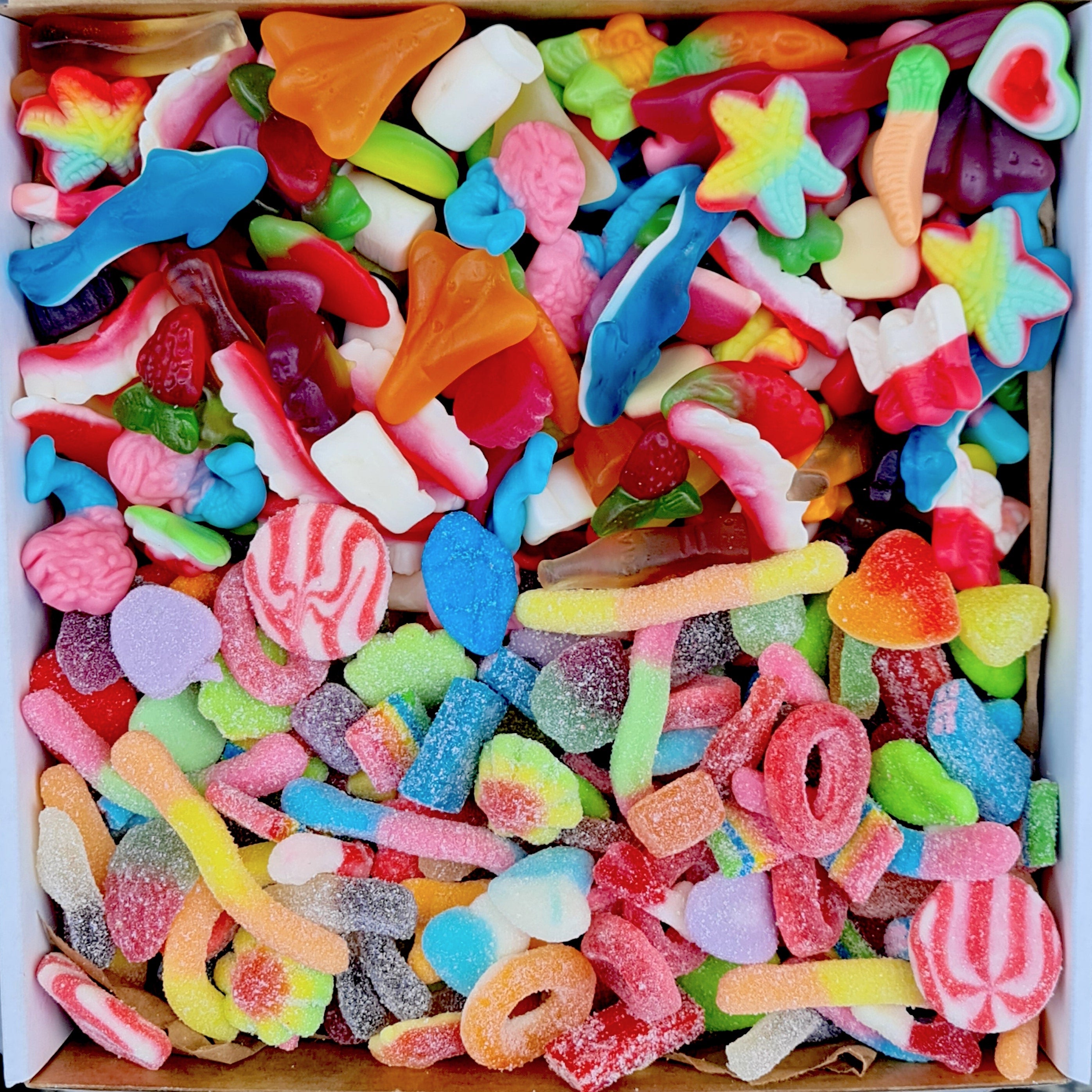 Half n Half Sweet Box | Pik n Mix Lollies NZ