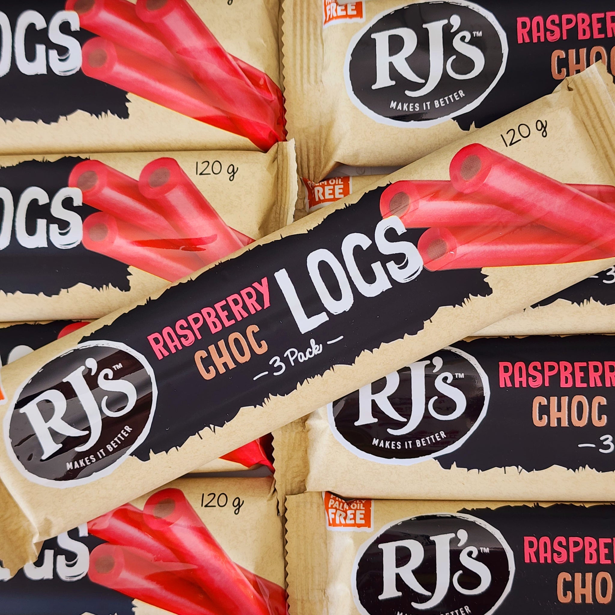 RJ’s Licorice Chocolate Logs - Pik n Mix Lollies NZ
