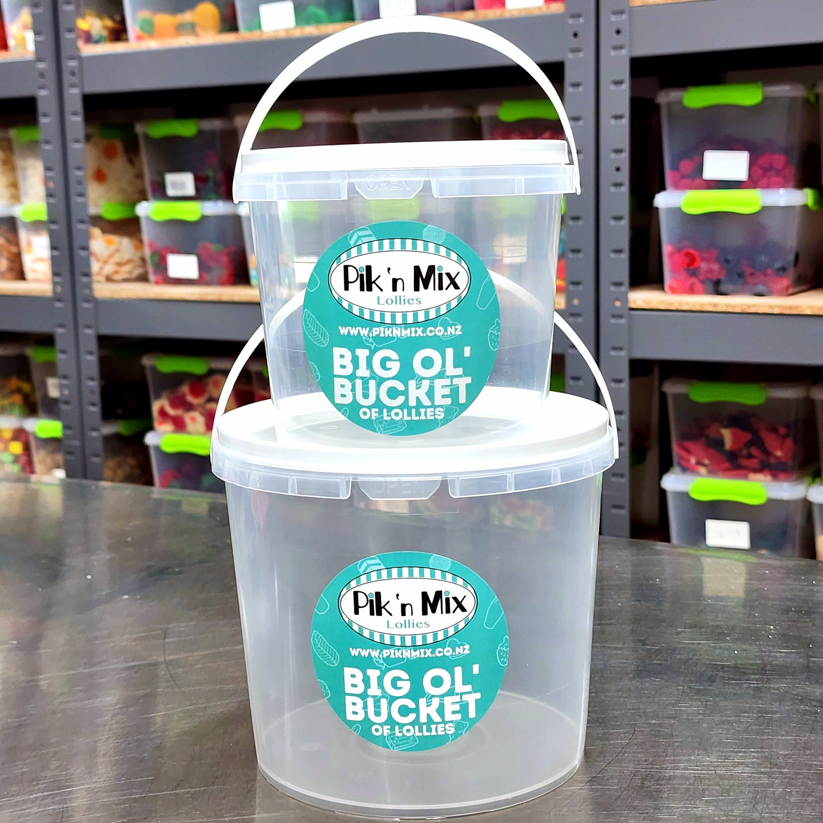 Bucket Only | Pik n Mix Lollies NZ