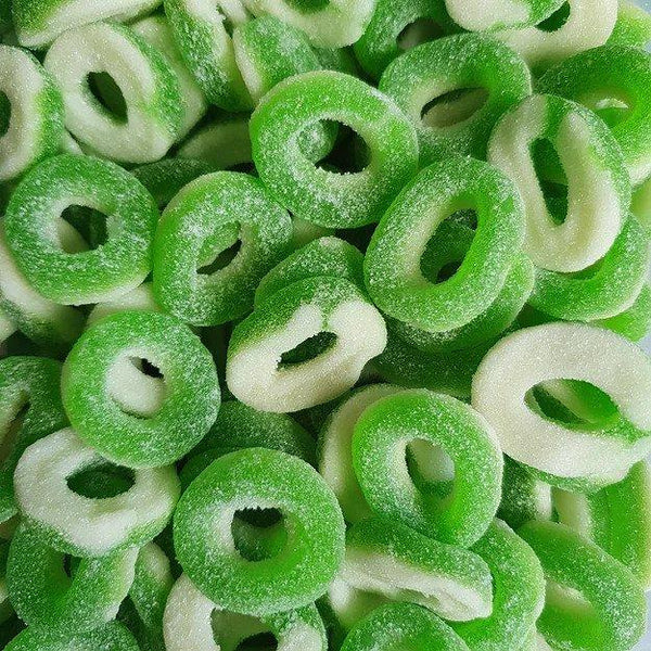 Sour Apple Rings - Pik n Mix Lollies NZ