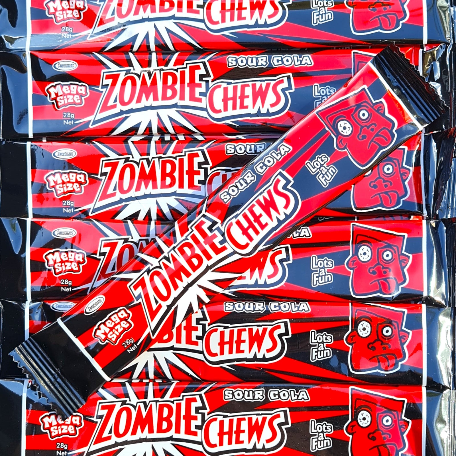 Zombie Chew - Sour Cola | Pik n Mix Lollies NZ